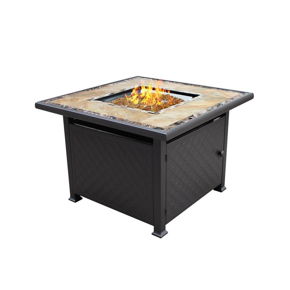 AZ Patio Heaters - GFT-51030A - 40 Inch Square Tile Fire Pit