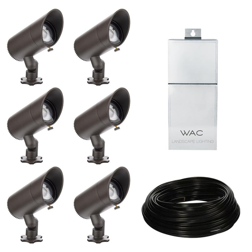 Bailey Street Home - 156-BEL-1342716 - 6W 6 LED Landscape Lighting Kit ...