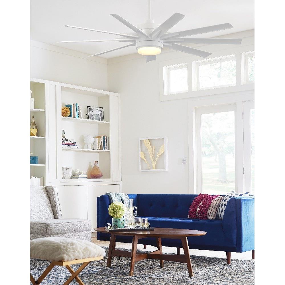 Fanimation Fans - FPD8152BLW56103 - Odyn Custom - 9 Blade Ceiling Fan ...