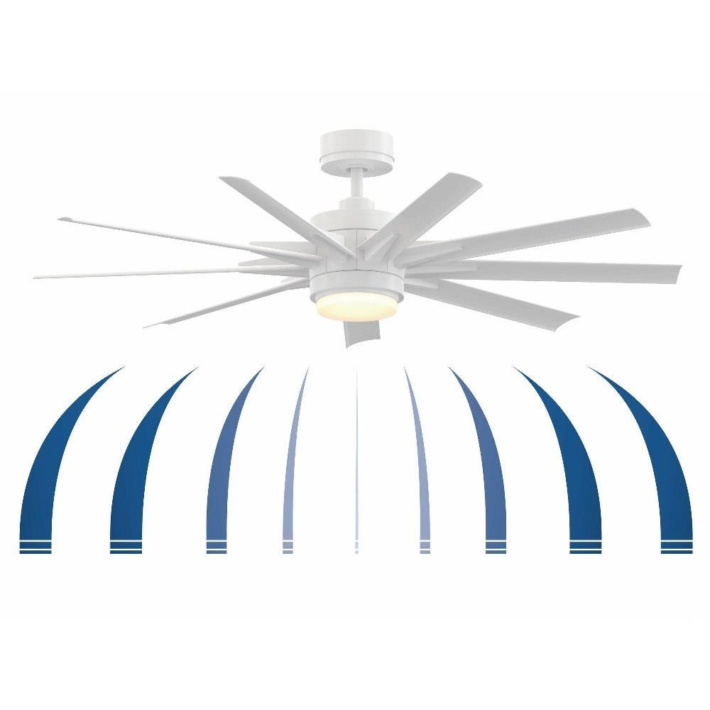 Fanimation Fans - FPD8152BLW56103 - Odyn Custom - 9 Blade Ceiling Fan ...