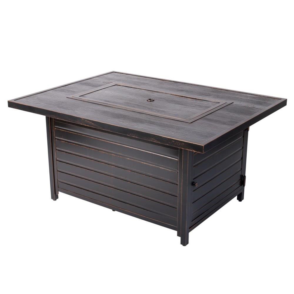 Fire Sense - 627-SAWYER - Sawyer Rectangle Aluminum LPG Fire Pit