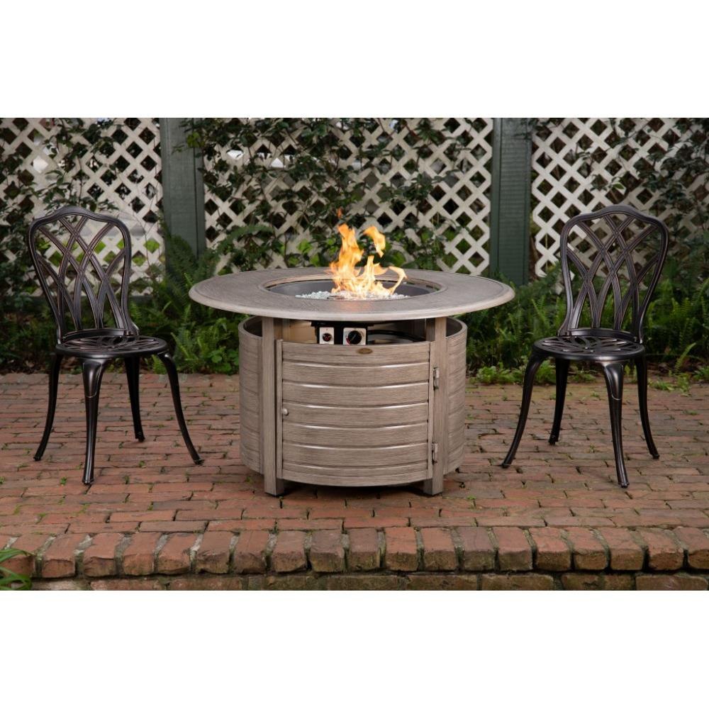 Fire Sense - 627-THATCHER - Thatcher Round Aluminum LPG Fire Pit