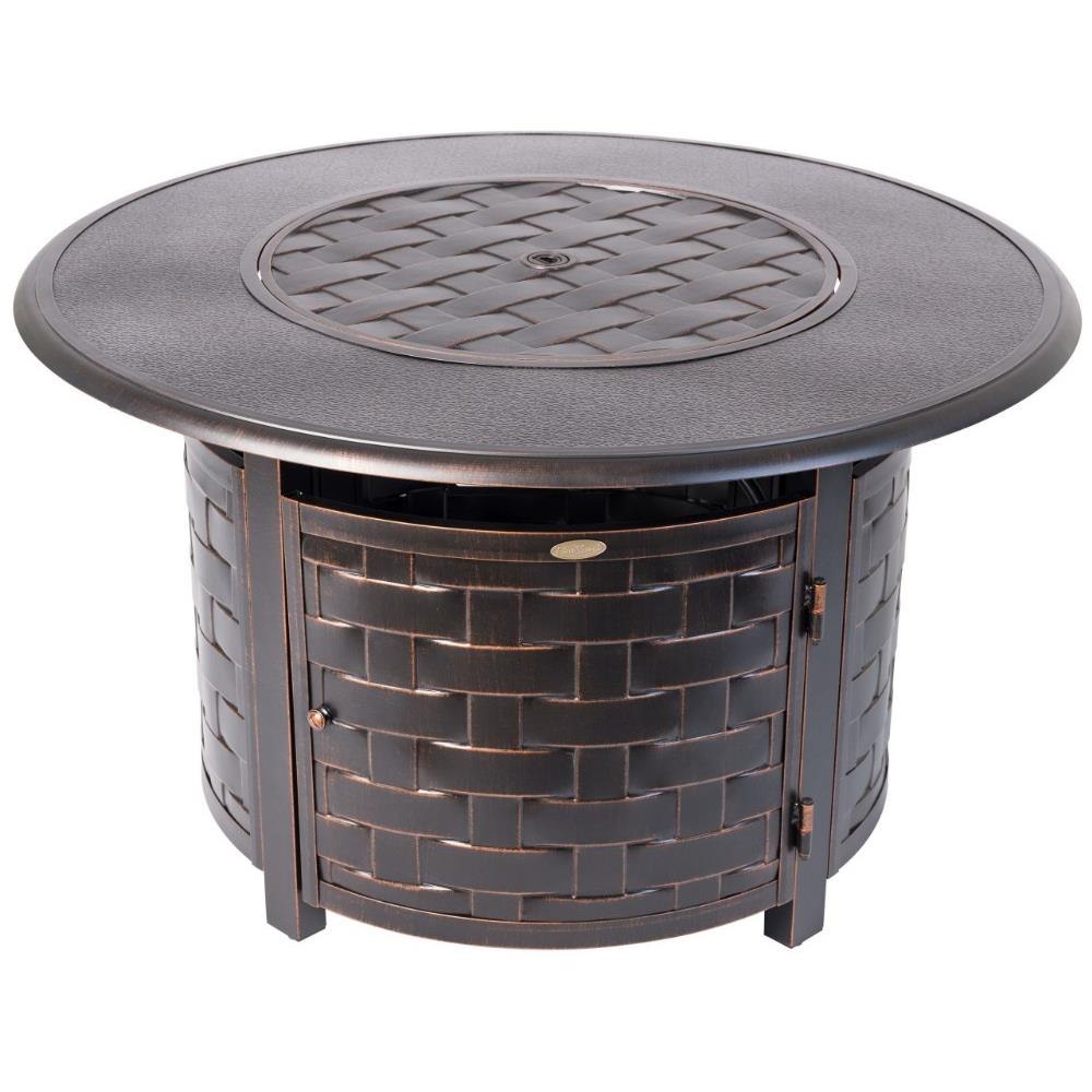 Fire Sense - 62746 - Armstrong Round Aluminum Lpg Fire Pit