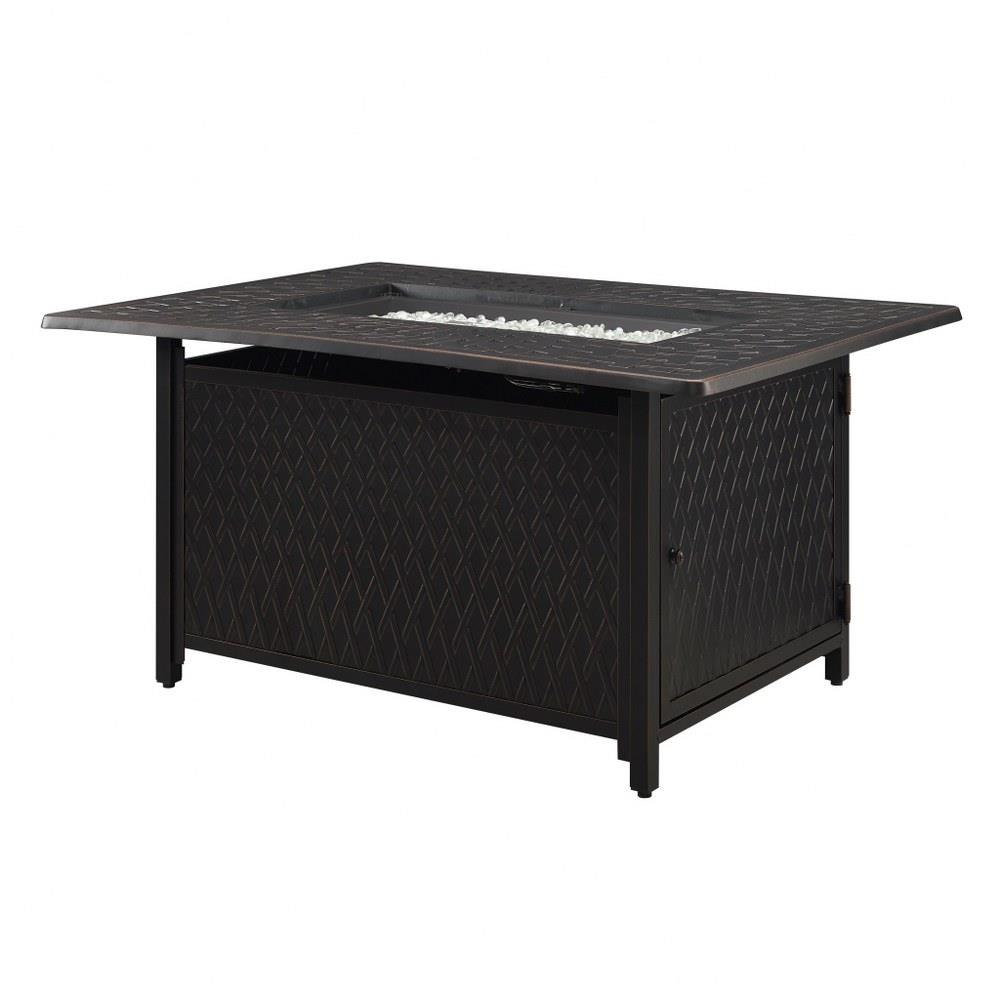 Fire Sense - 63182 - Mayfield Aluminum Rectangular Lpg/Ng Fire Pit