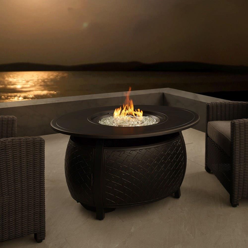 Fire Sense - 63222 - Taylor Oval Aluminum Lpg/Ng Fire Pit