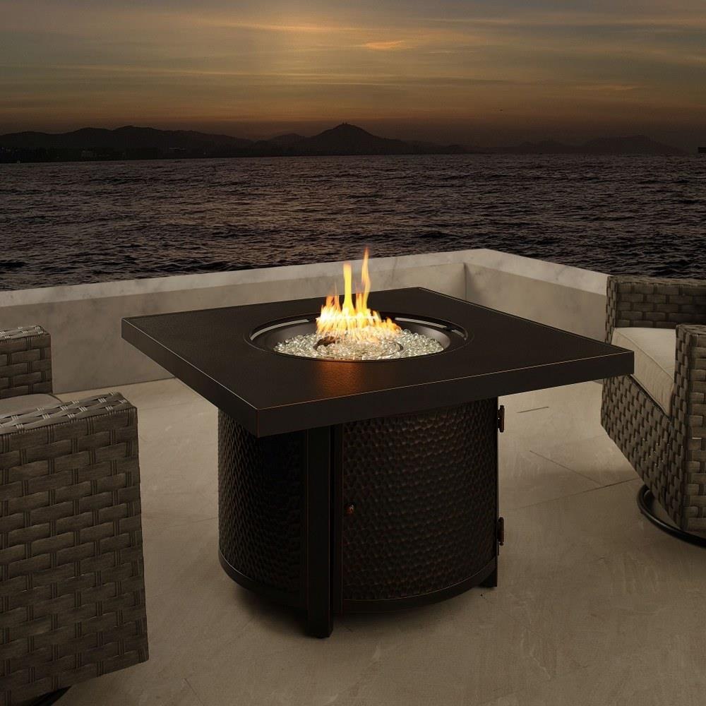 Fire Sense - 63227 - Clayton Square Aluminum Lpg/Ng Fire Pit