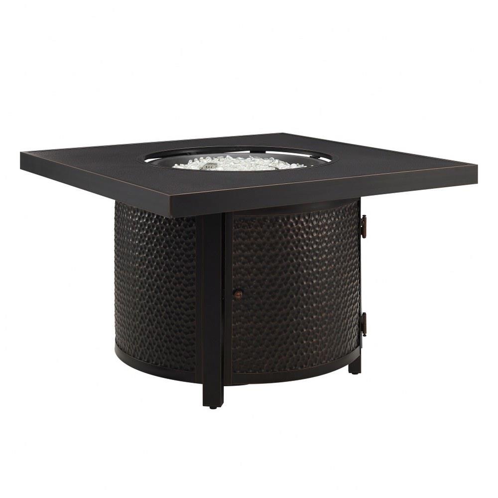 Fire Sense - 63227 - Clayton Square Aluminum Lpg/Ng Fire Pit