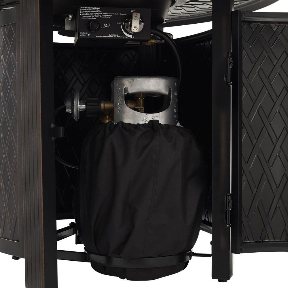 Fire Sense - 63697 - Morrison Aluminum Oval Lpg/Ng Fire Pit