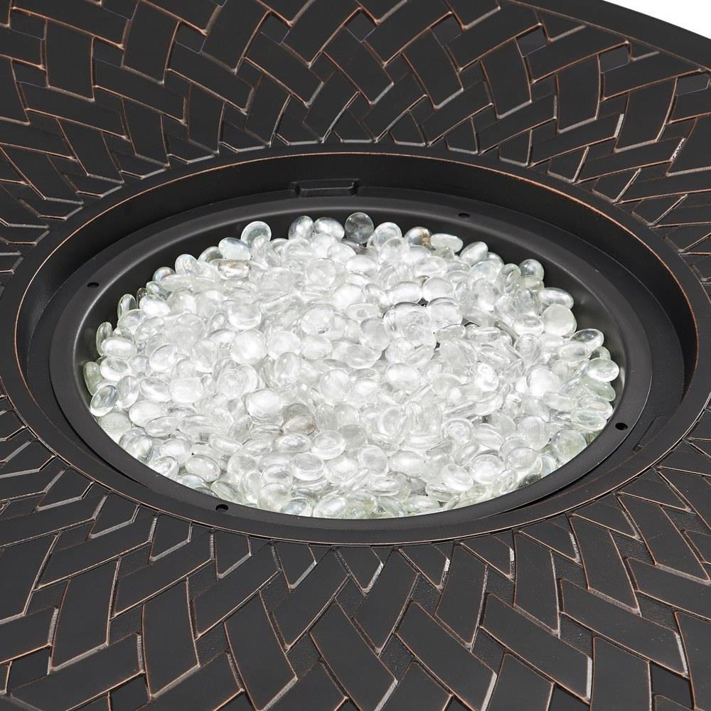 Fire Sense - 63697 - Morrison Aluminum Oval Lpg/Ng Fire Pit