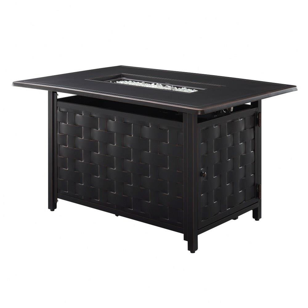 Fire Sense - 63700 - Preston Rectangular Aluminum Lpg/Ng Fire Pit