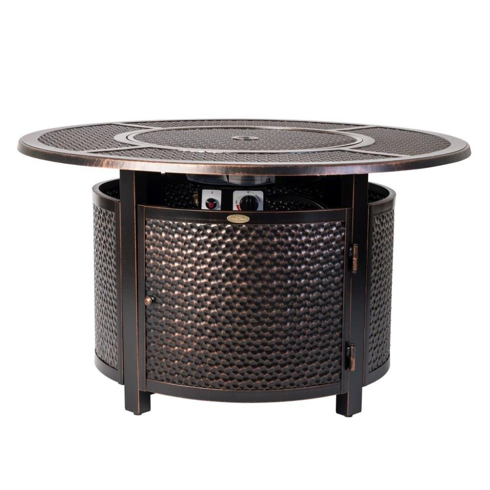 Fire Sense - 62360 - Briarwood Round Aluminum Lpg Fire Pit