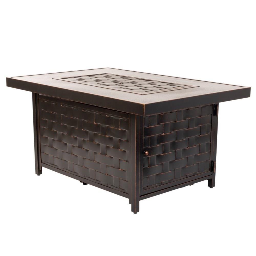 Fire Sense - 62745 - Armstrong Rectangular Aluminum Lpg Fire Pit