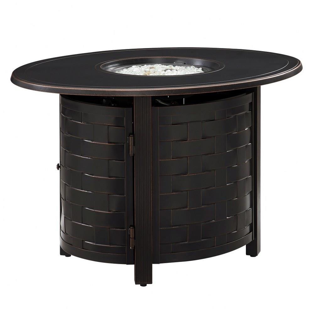 Fire Sense - 63695 - Nelson Oval Aluminum Lpg/Ng Fire Pit
