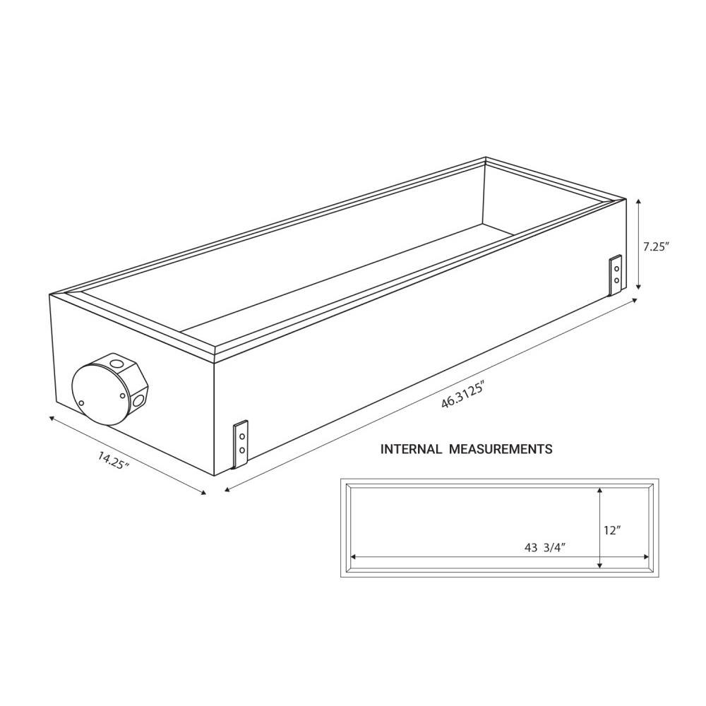 Eurofase Heating - EF39FRBE - Eurofase Fire-Rated Box For Flush Mount ...