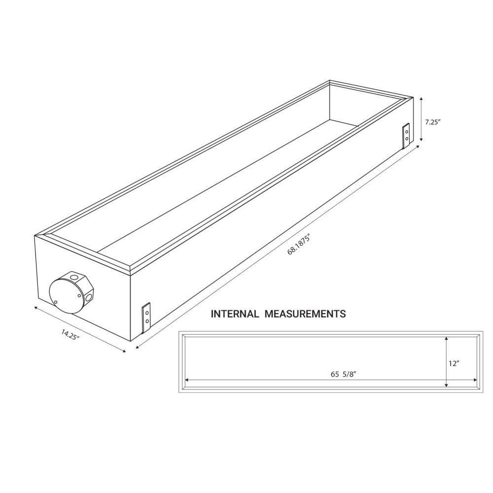 Eurofase Heating - EF61FRBE - Eurofase Fire-Rated Box For Flush Mount ...