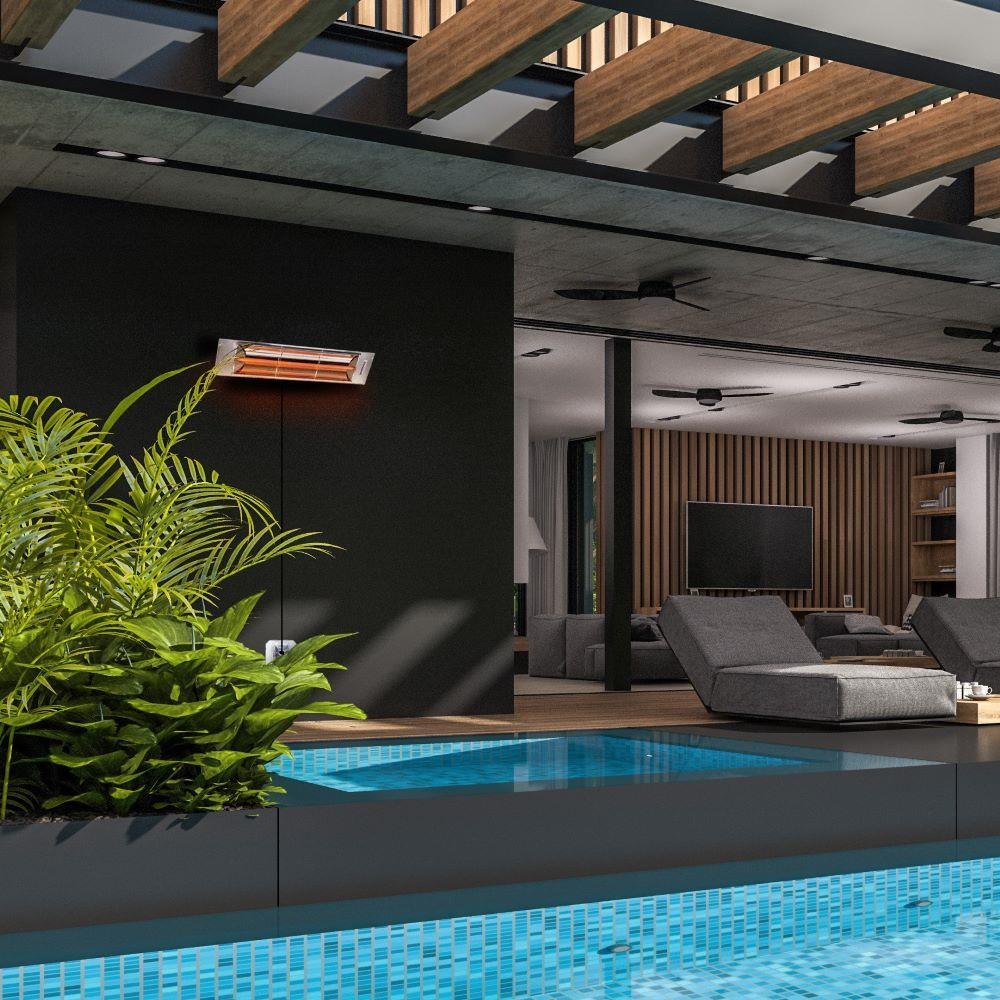 Innova - EF15 - 1500 Watt Plug-In Electric Infrared Single Element Heater