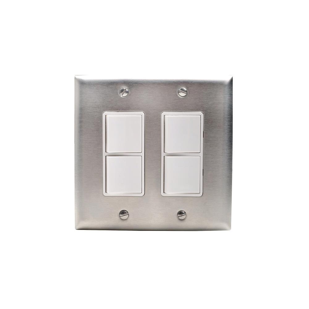Innova - EFDWP - Dual Duplex Switch Wall Plate and Gang Box - 20 Amp ...